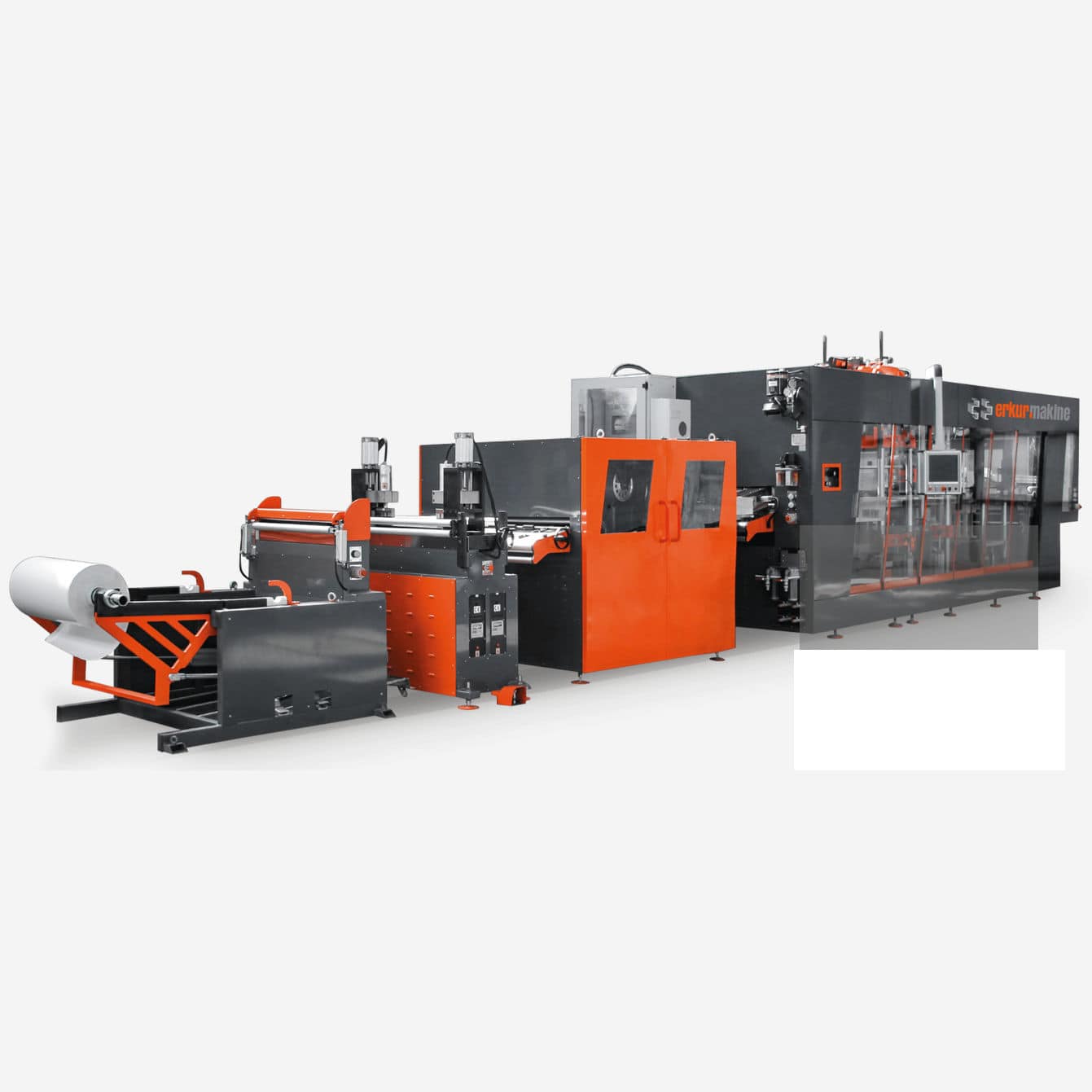 Roll-fed thermoforming machine - ER 90-3 - Erkur Thermoforming ...