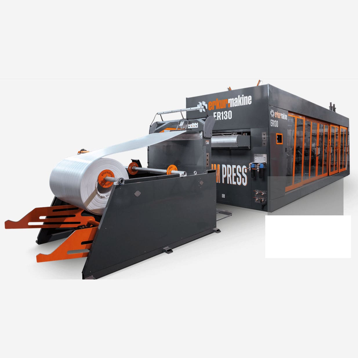Roll-fed thermoforming machine - ER 130 - Erkur Thermoforming Machinery ...