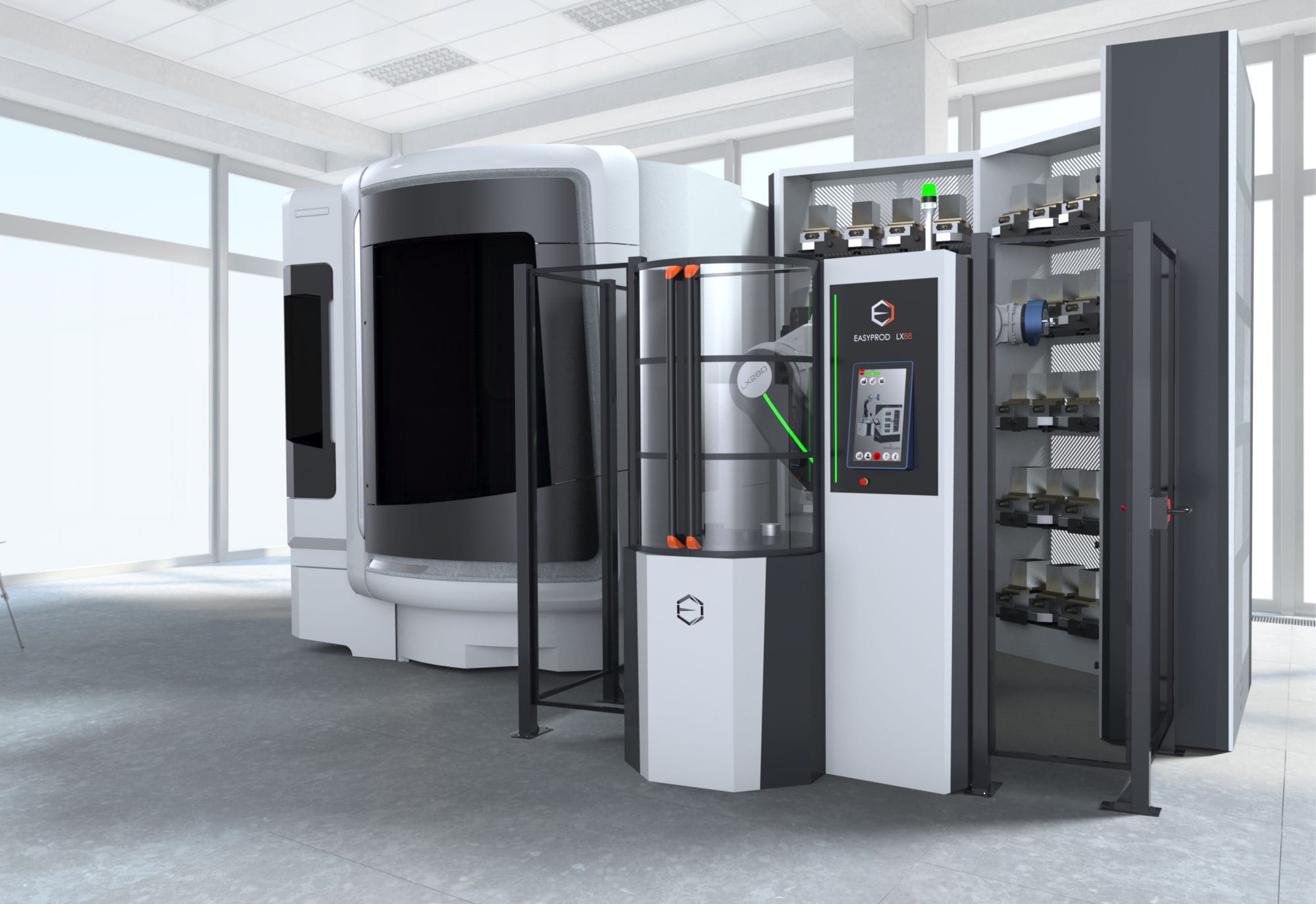 Robotic handling cell - EASYPROD RX - Engineering Data - for machining ...