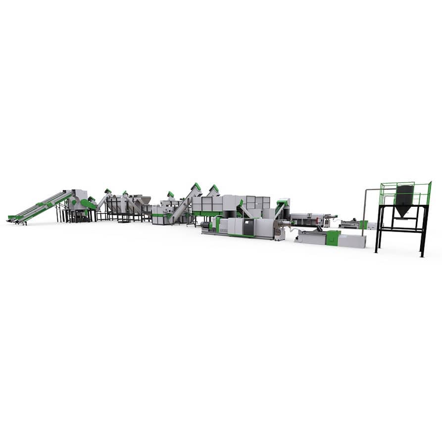 PE recycling line - AWS-PE - Aceretech - plastic / with pelletizing