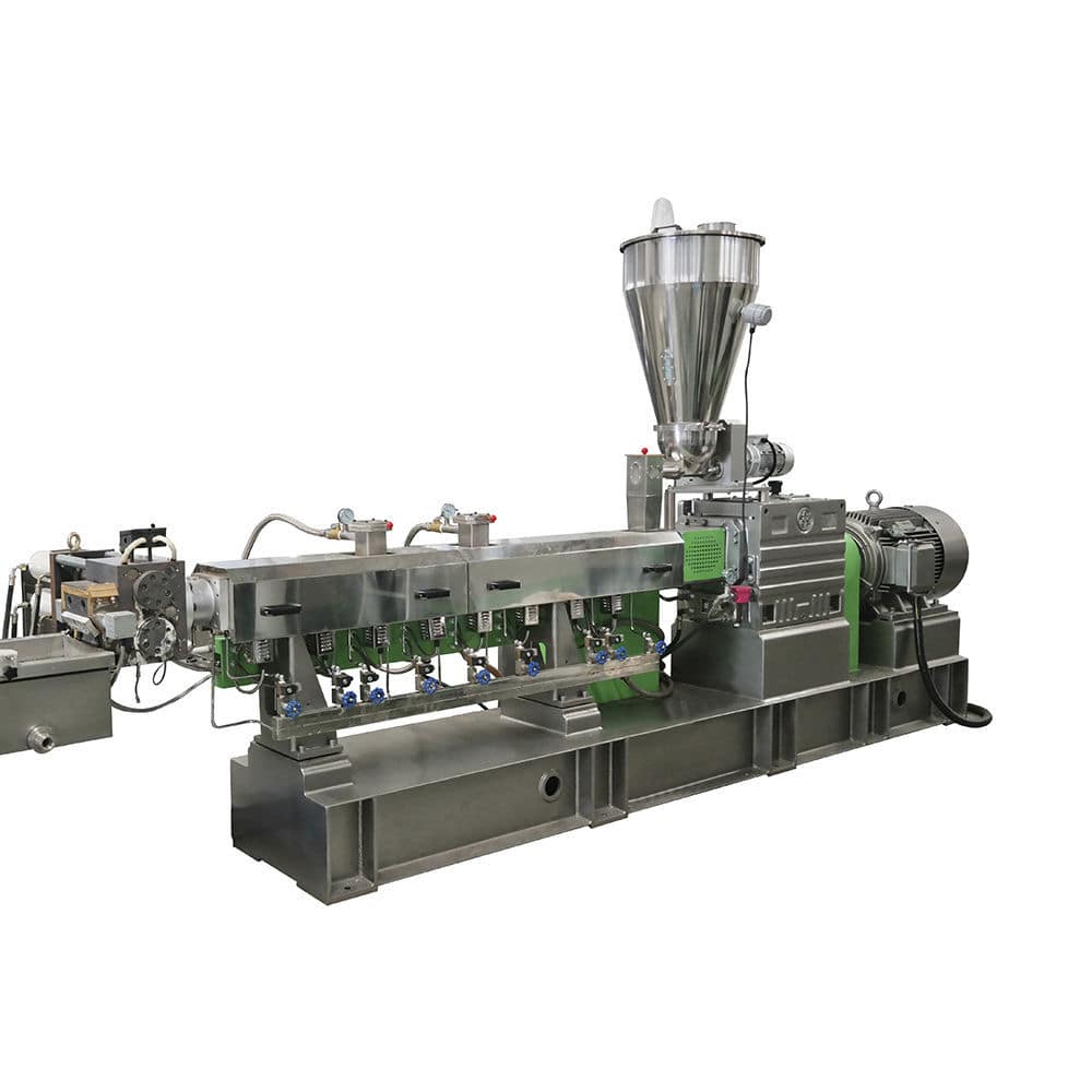 Twin screw extruder - ATE65 - Aceretech - pelletizing / for PP / for PVC