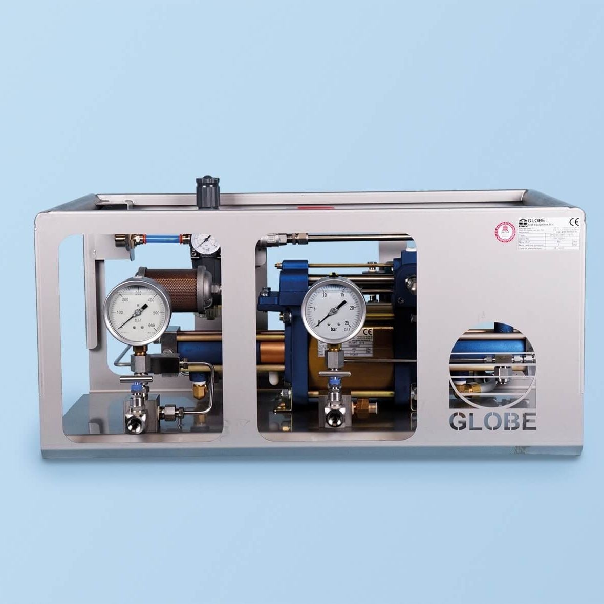 Piston pressure booster - APU - GLOBE Airmotors, Test Equipment ...