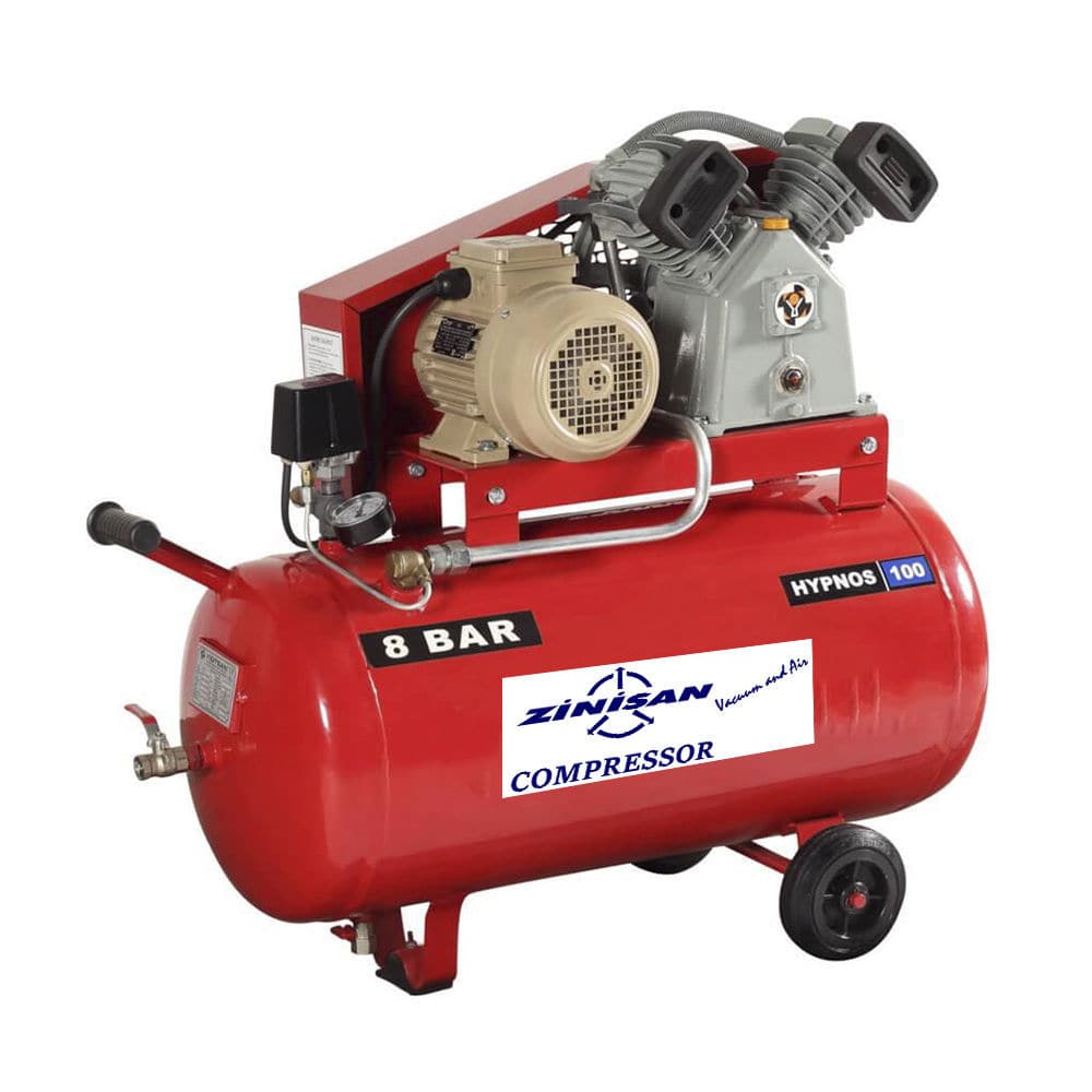 Piston compressor - Hypnos series - Zinisan - air / electric / on casters