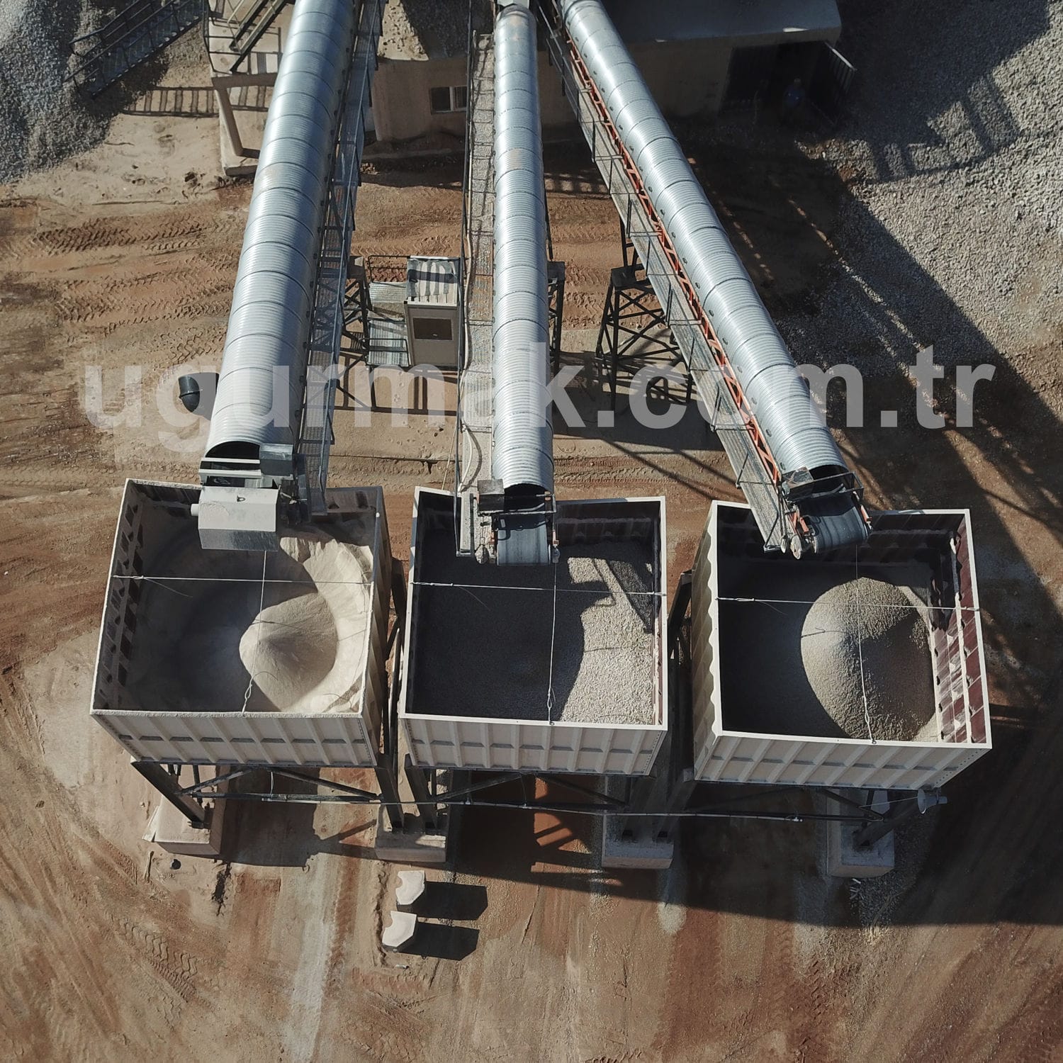 Storage hopper - USB series - Uğurmak Crushing and Screening Plants ...