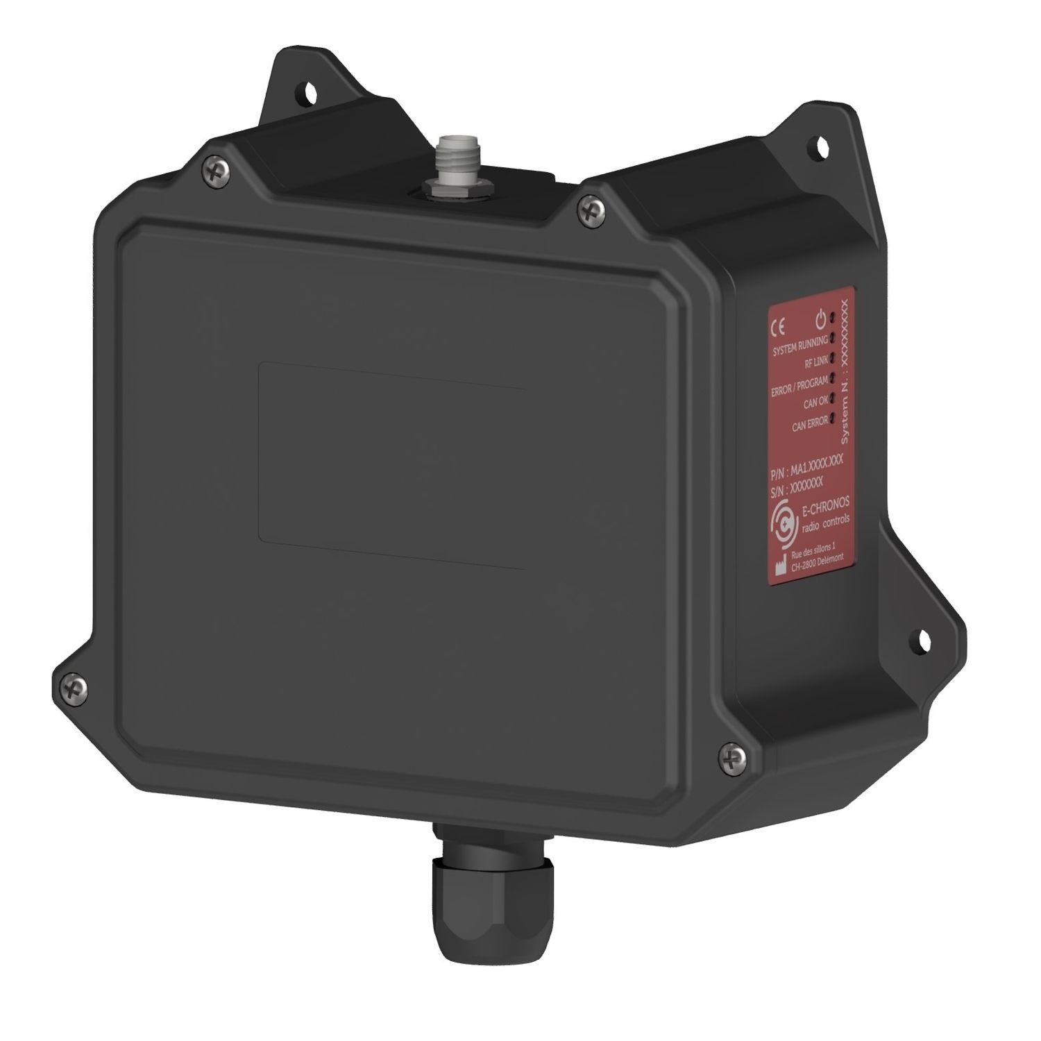 Radio remote control transceiver - RXm D-0-V-23-N-L -K23-M25-ANT ...