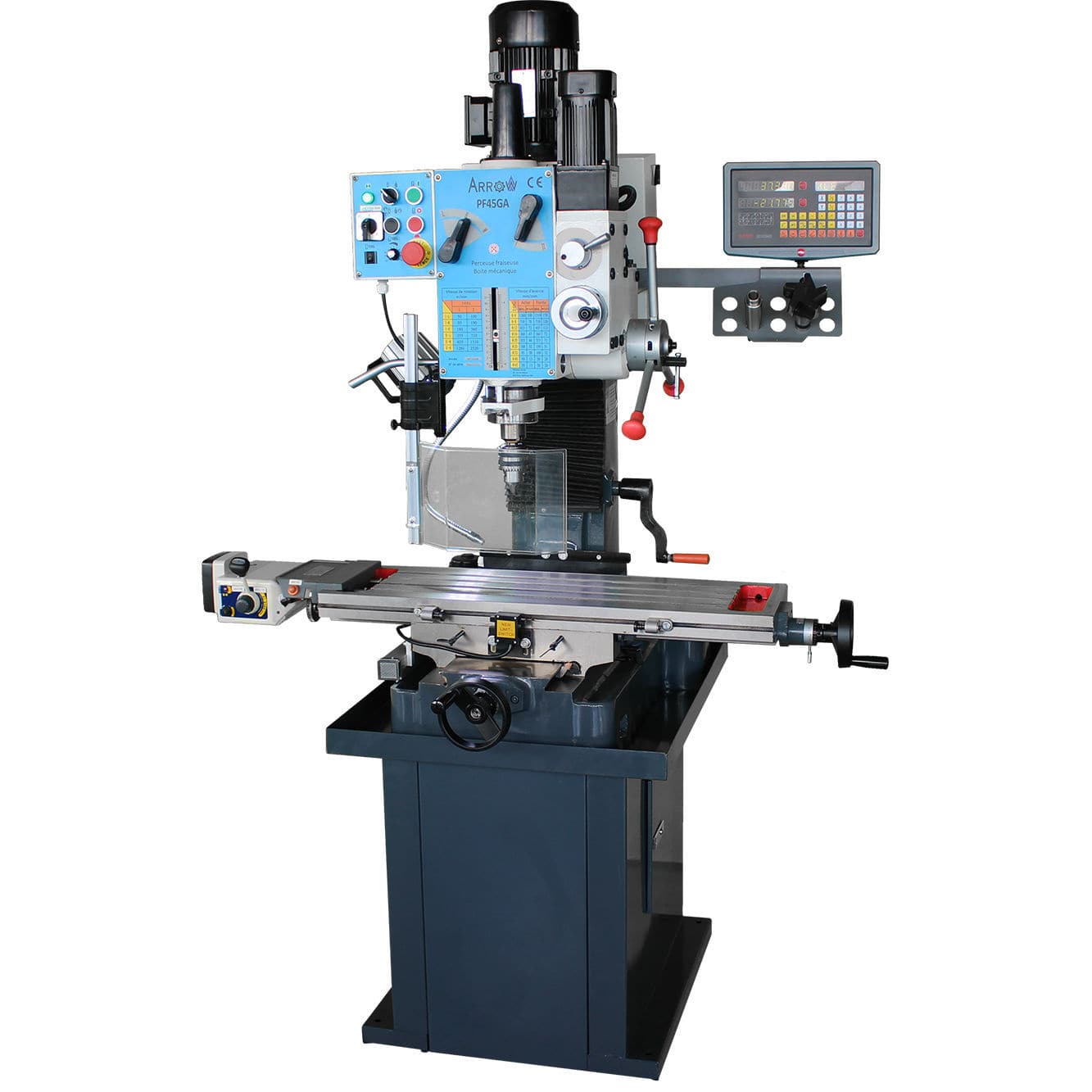 Vertical drilling and milling machine - PF45A - Didelon - 3-axis