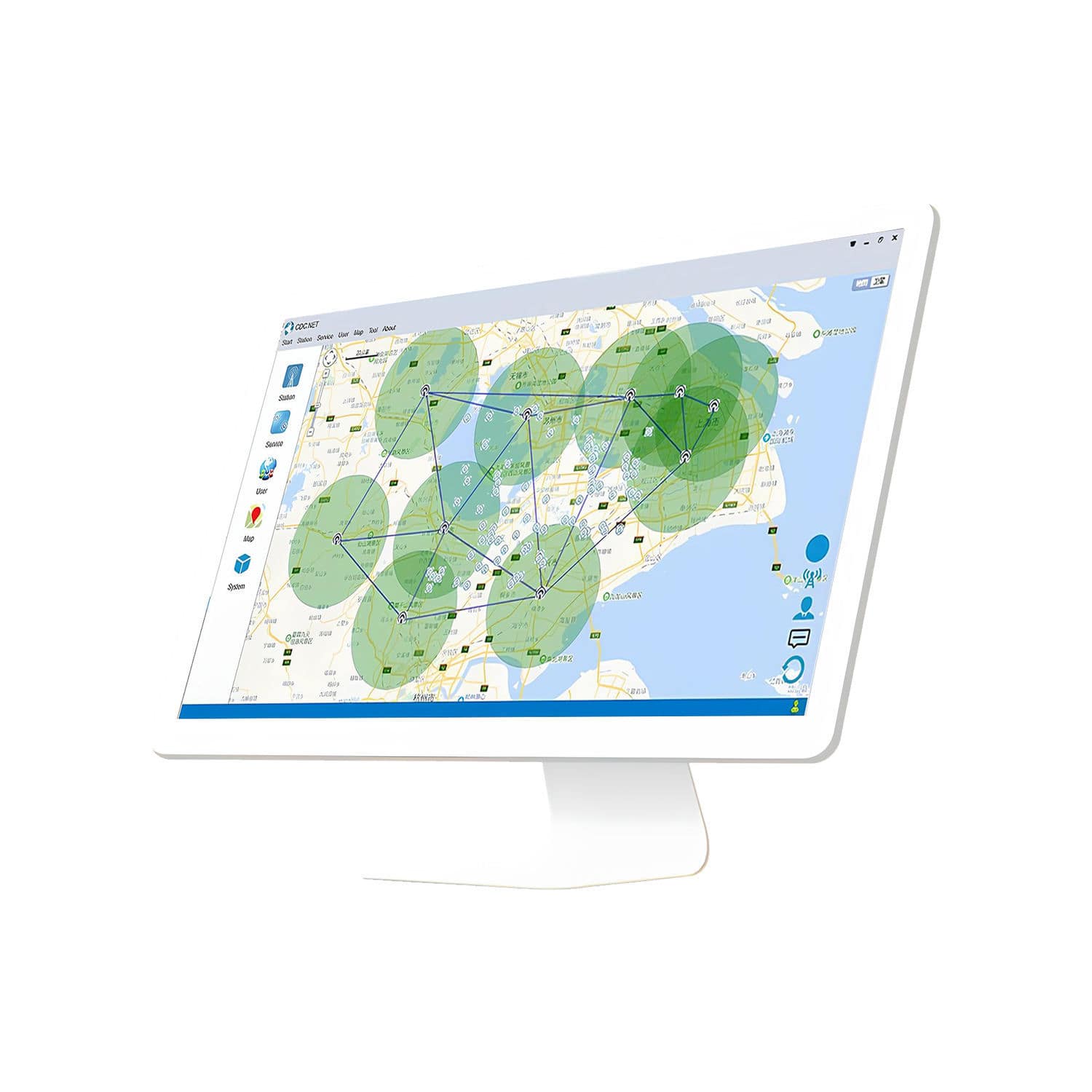 Geographical data management software - CDC.NET - ComNav Technology Ltd. - interface ...