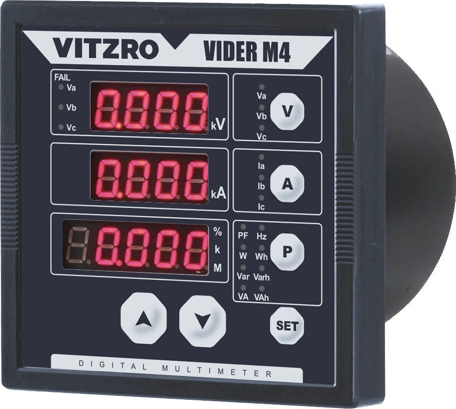 Multimeter power meter - VIDER-M4 - VitzroEM Co., Ltd. - apparent power ...