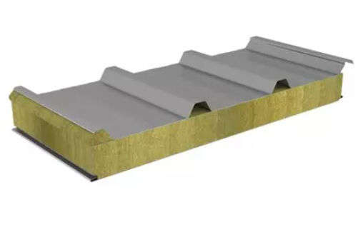 Mineral wool core sandwich panel - BRDECO - rock wool core / steel ...