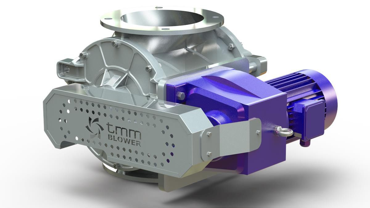 Pneumatically-actuated rotary valve - TMM BLOWER