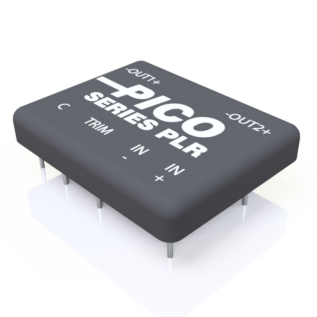 Regulated DC-DC converter - PLR Series - Pico Electronics - 2:1 input voltage range / 3:1 input ...