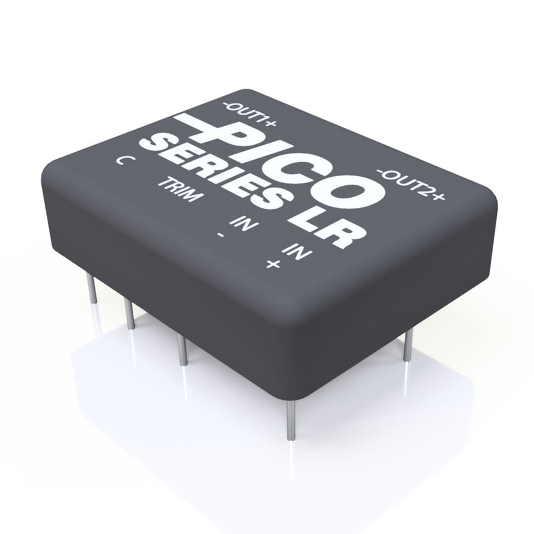 Encapsulated DC-DC converter - LR Series - Pico Electronics - regulated / 2:1 input voltage ...