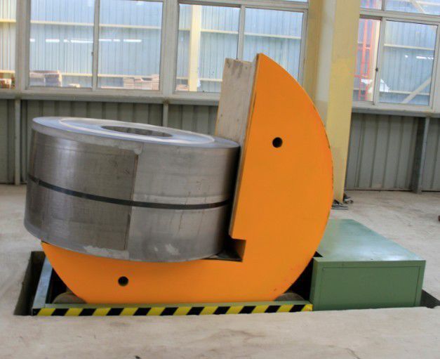 Hydraulic tilter - Shanghai Fhope machinery co.,ltd - for coils / 90°
