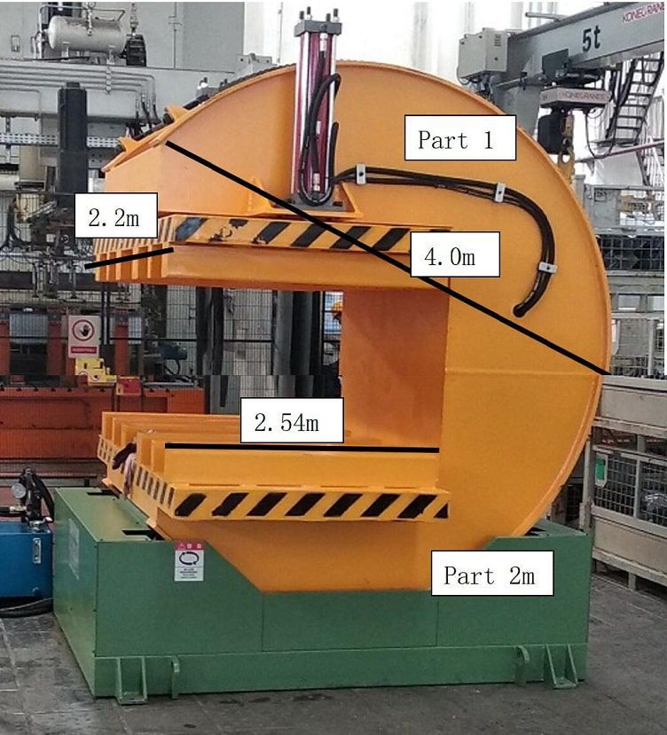 Load rotator - Shanghai Fhope machinery co.,ltd - hydraulic / 180°