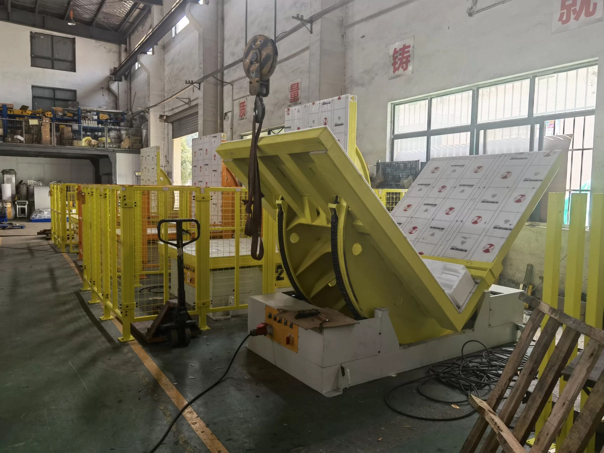 Mold rotator - FPMT-20 - Shanghai Fhope machinery co.,ltd - hydraulic / 90°