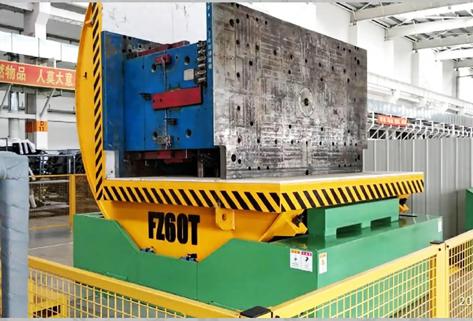 Mold rotator - FPMT-5 - Shanghai Fhope machinery co.,ltd - hydraulic / 90°