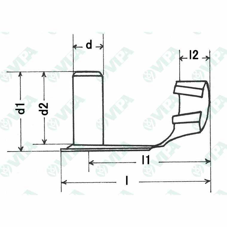 Fixing clip - 8056689437929 - VIPA spa