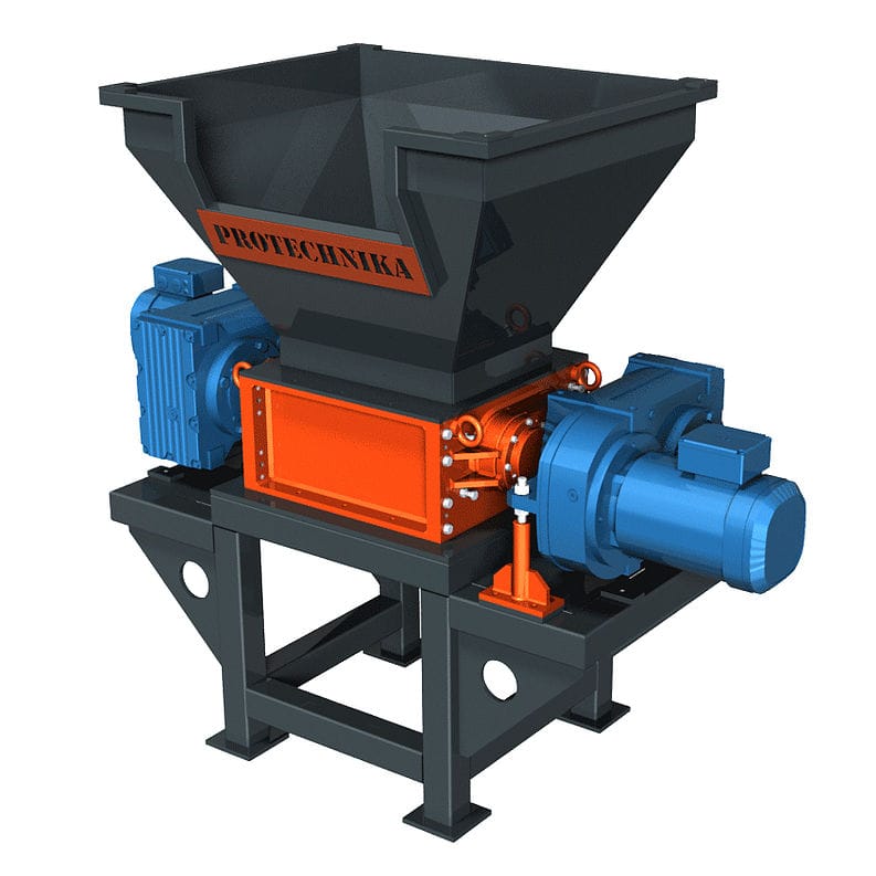 Two shaft shredder - S2W series - Protechnika - tire / plastic / rotary ...