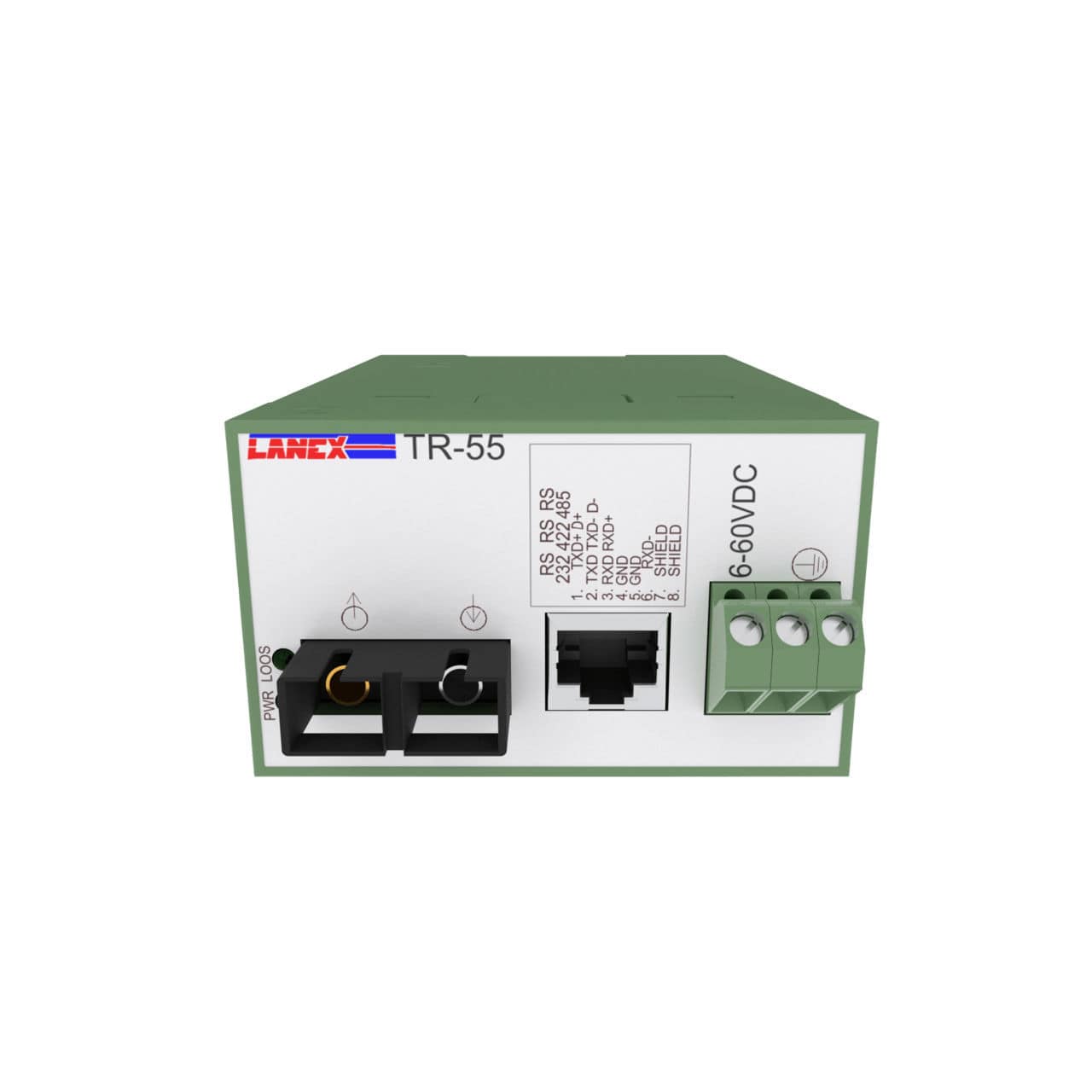 Fiber optics converter - TR-55 - BITSTREAM S.A. - signal / RS-232 ...