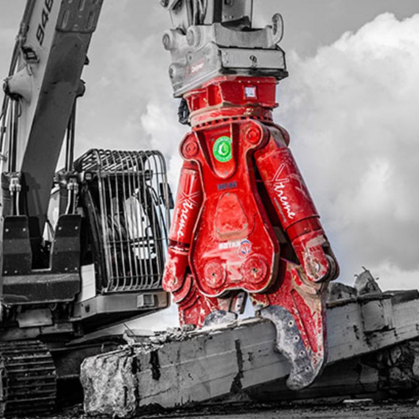Hydraulic demolition shears - RCC series - Rotar - for excavators / for ...