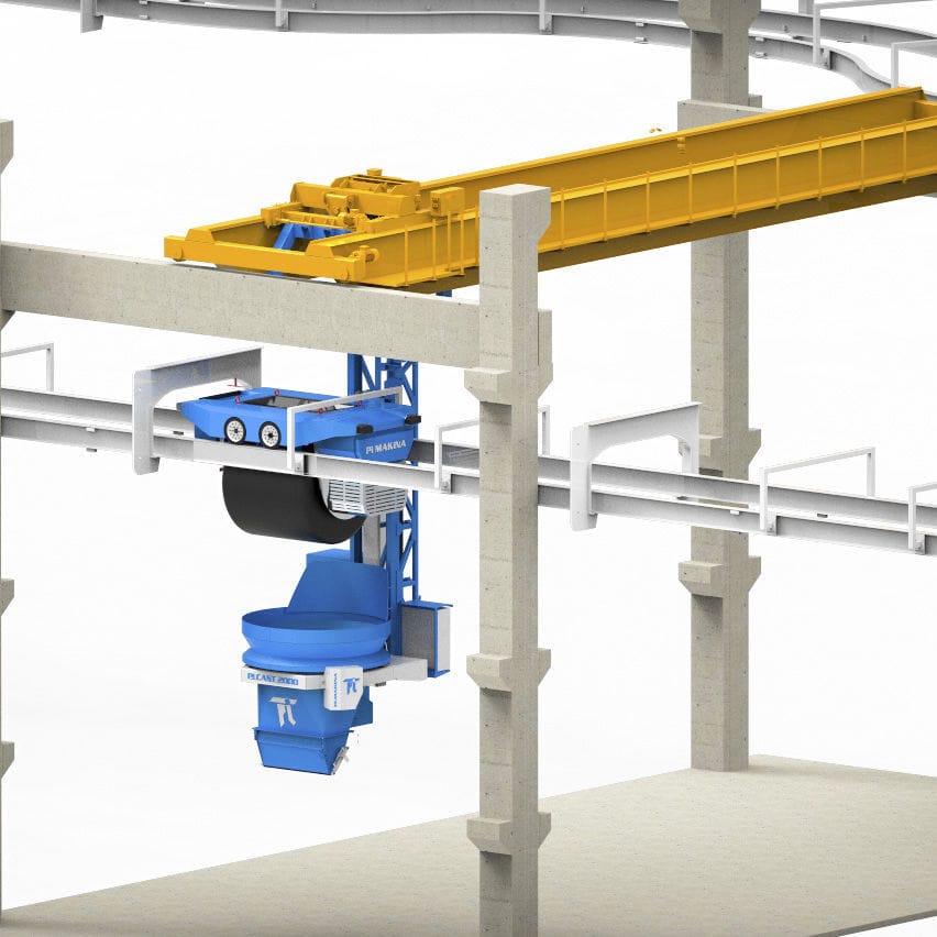 Distribution hopper - Pi Fly - Pi Makina Construction Machines ...