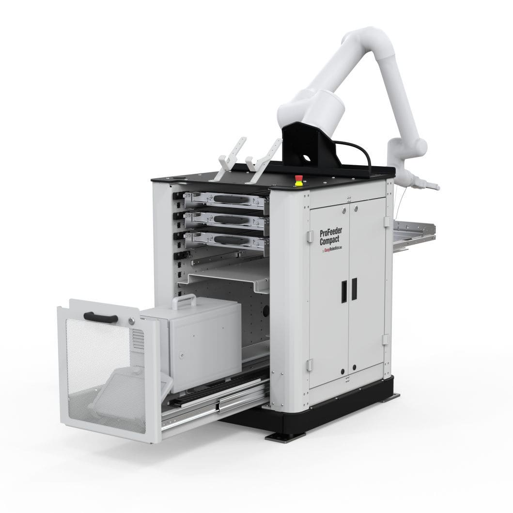 Compact robotic cell - ProFeeder Compact Robot - EasyRobotics - pick ...