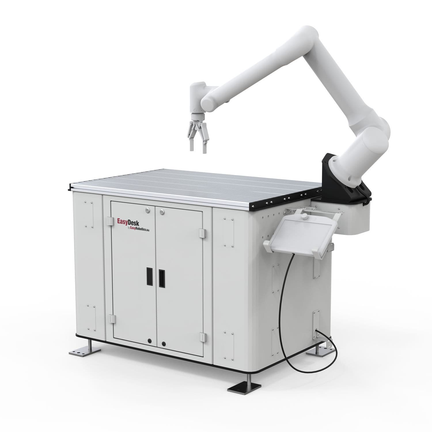 Robotic assembly cell - EasyDesk Alu - EasyRobotics - finishing ...