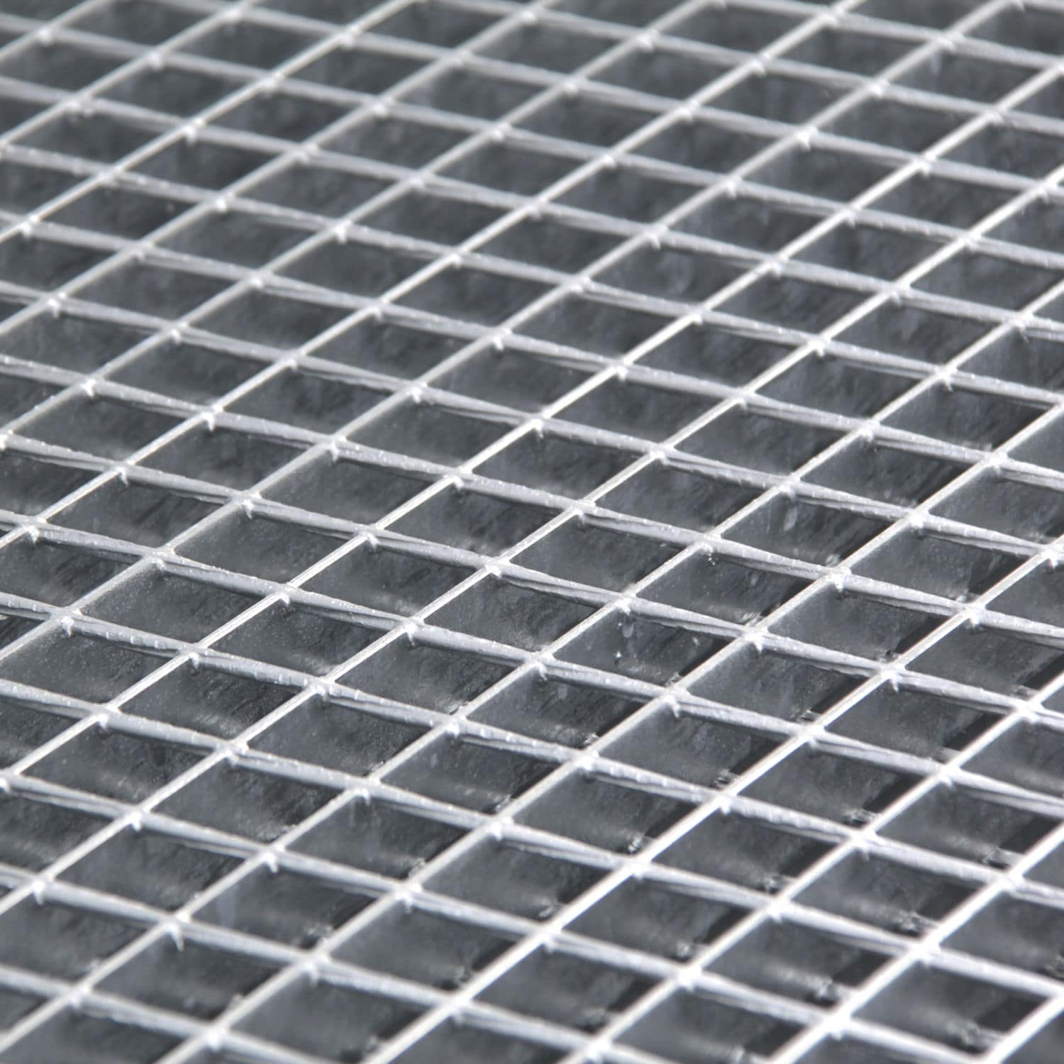 Steel grating - GEI - galvanised steel / forge welded / high load capacity