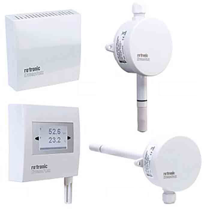 Relative humidity and temperature transmitter - Rotronic HF3- - Process ...