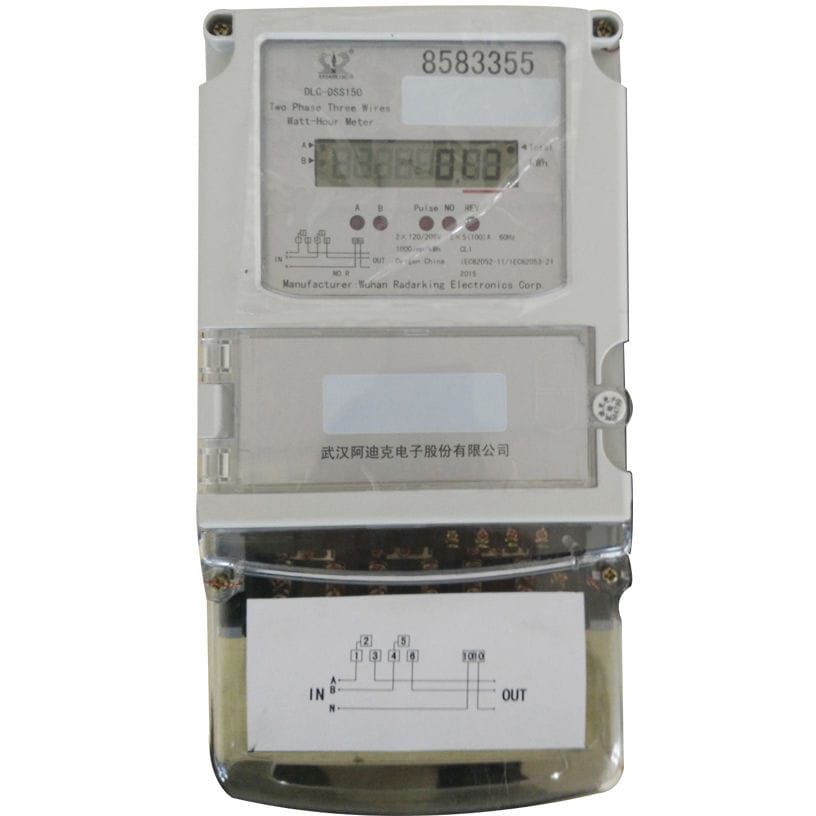 Single-phase electric energy meter - DLC-DSS150 - Wuhan Radarking ...