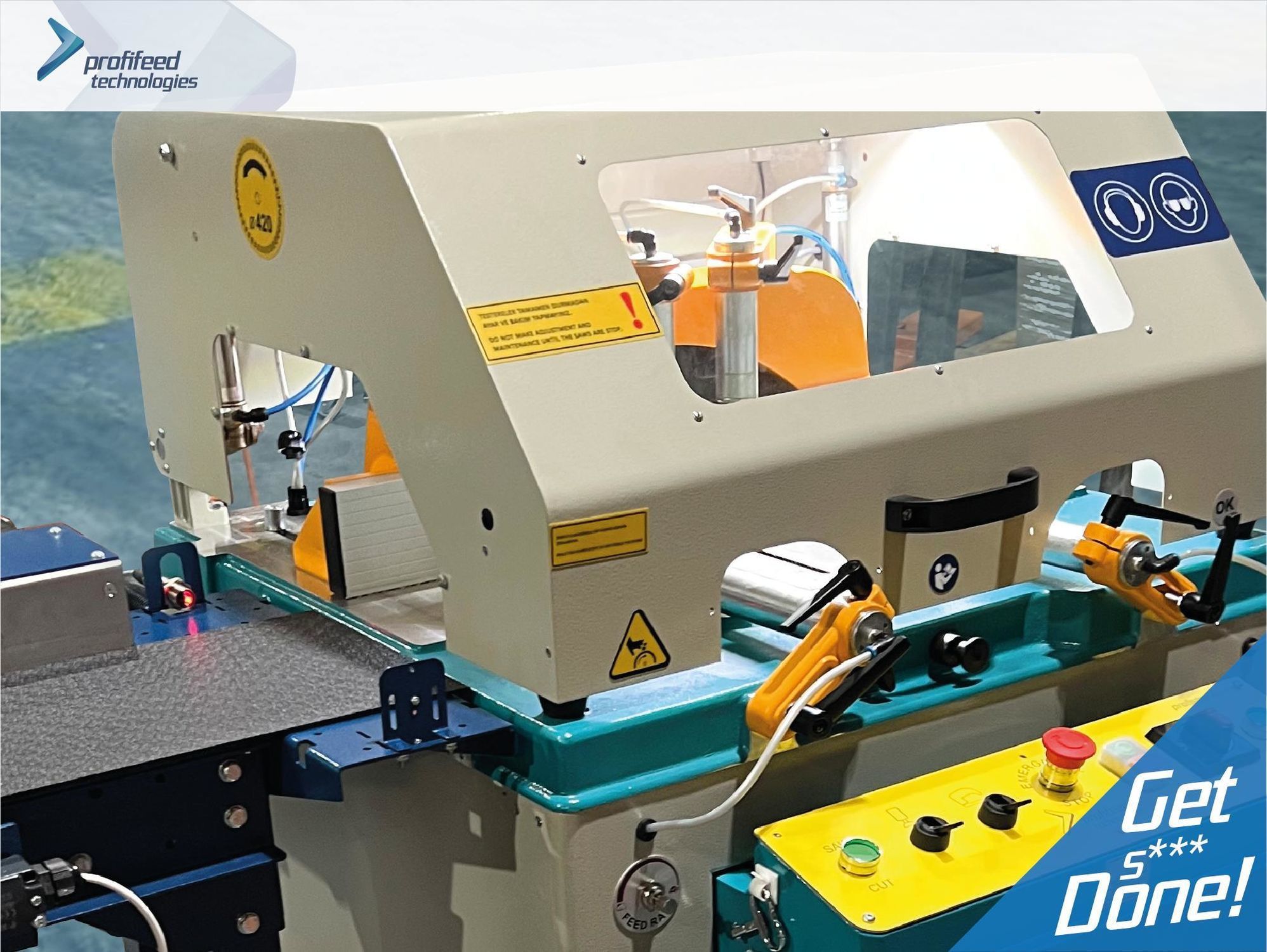 Semi-automatic saw - A420 Semi-Automatic Solid Timber Saw - ProfiFeed ...