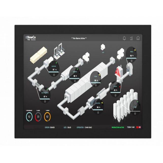 5-wire resistive touch screen monitor - IMC-190X - INDATECH - LED ...
