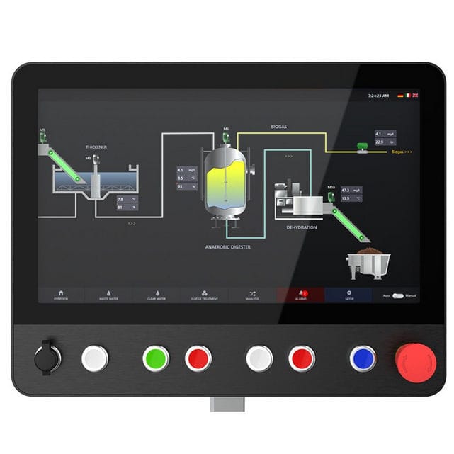 LED backlight panel PC - 185 - INDATECH - PCAP capacitive touch screen ...