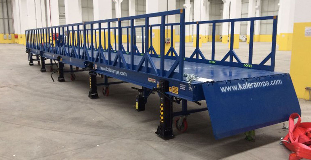 Truck ramp - Kale Rampa - for forklift trucks / fixed