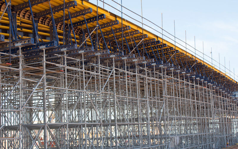Modular formwork - SCAFFSHORE 60 - SCAFFCO - slab / beam / steel