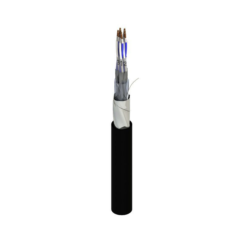 Electrical data cable - EB11753 - CABLESCOM - insulated / flame ...
