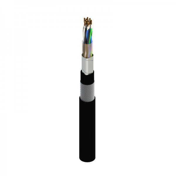 Electrical data cable - EB113BC - CABLESCOM - insulated / flame-retardant / armored