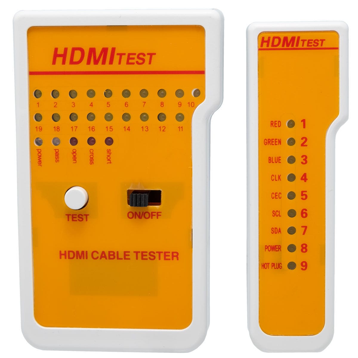 HDMI cable tester - 0900 - Electronic Grup, S.L - performance