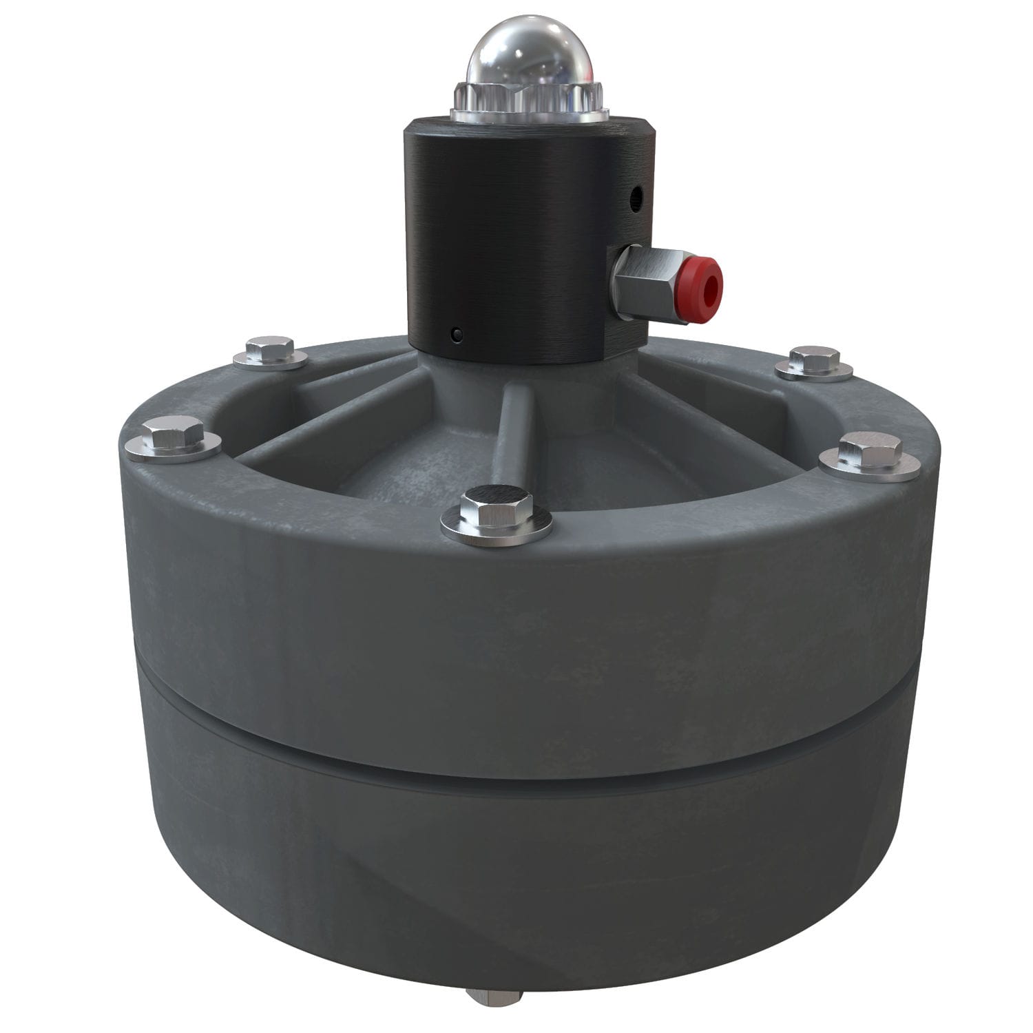 Diaphragm pulsation damper - EQUAFLUX 100 - DEBEM SRL - pneumatic ...