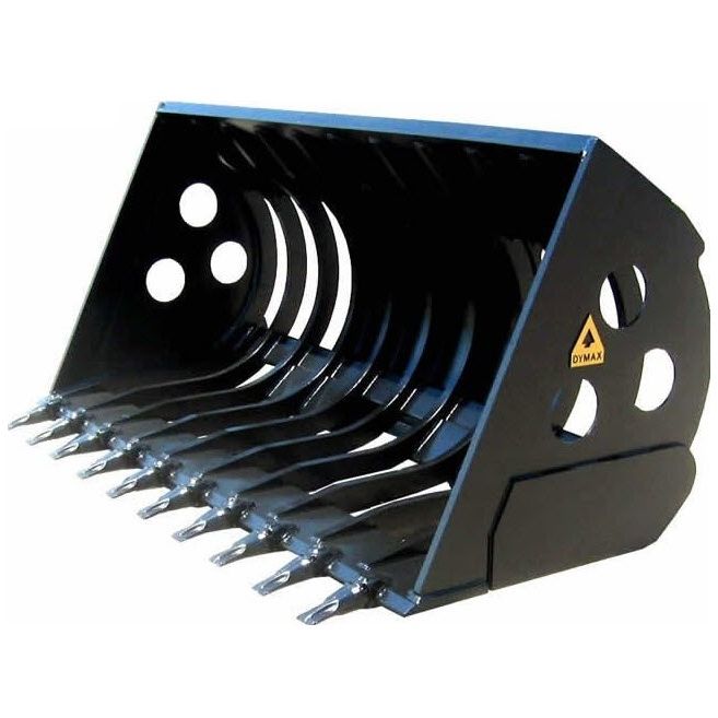 Skeleton bucket - DX-BK-SR series - DYMAX INC - for loaders