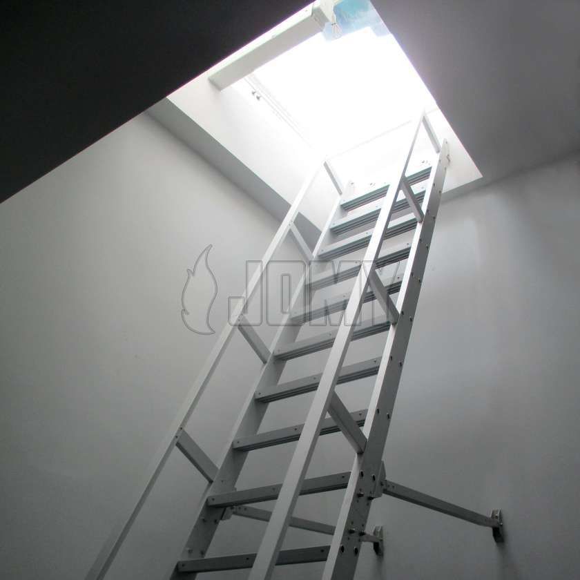 Aluminum ladder - JOMY SA - folding / mobile / retractable