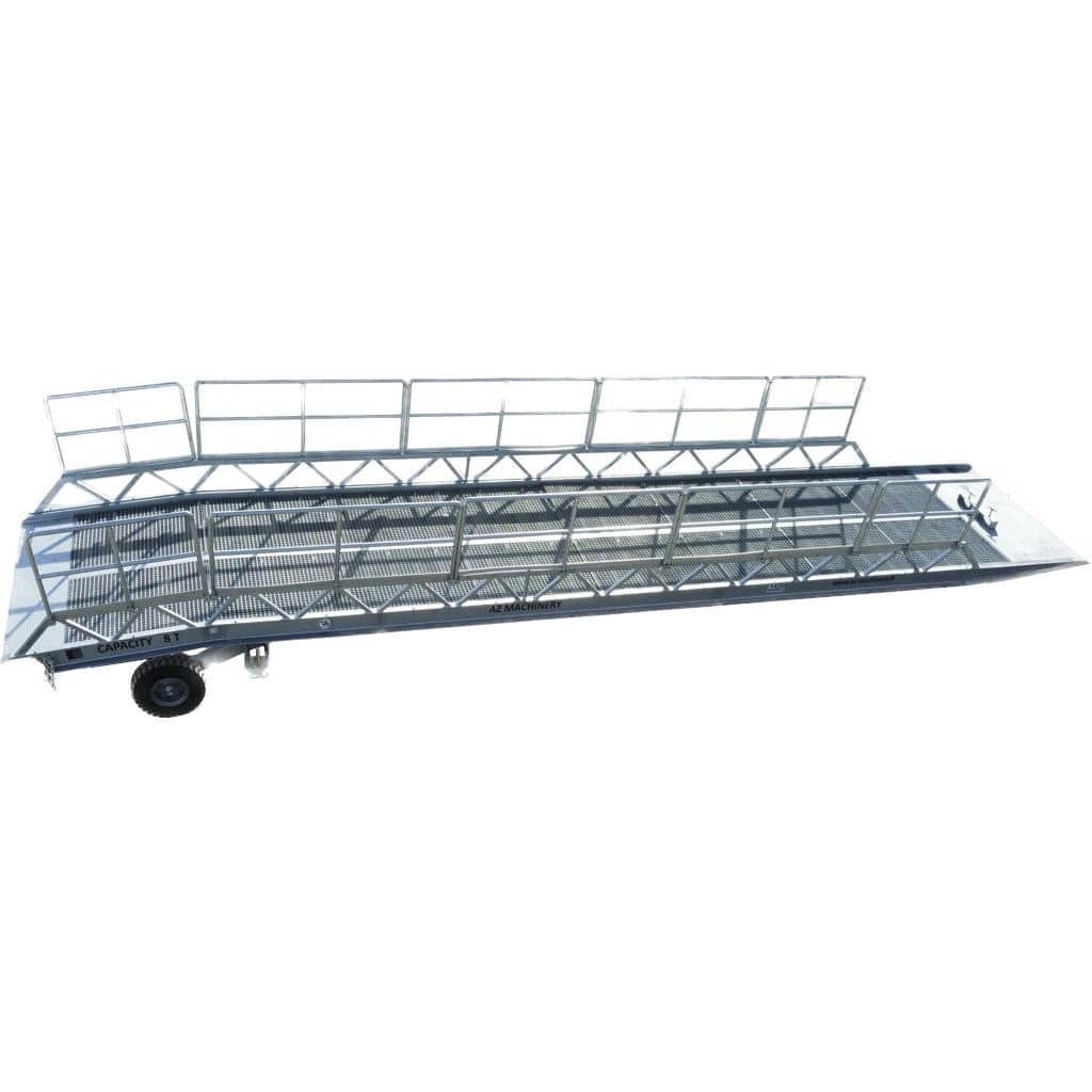 Dock loading ramp - EASY XL GALVA - AZ RAMP - mobile / hydraulic ...