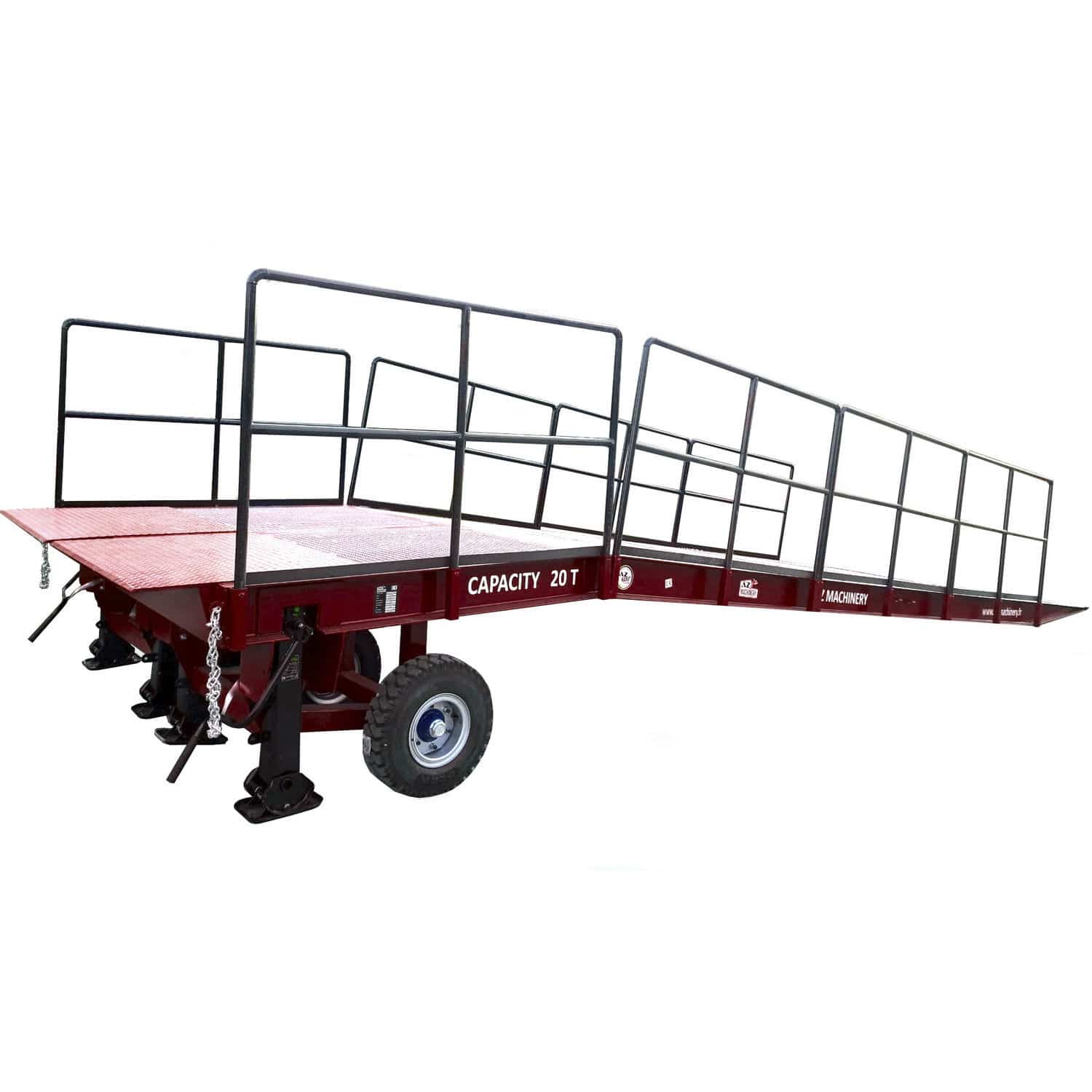 Dock loading ramp - AZ RAMP BIGFOOT - AZ RAMP - mobile / metal / adjustable