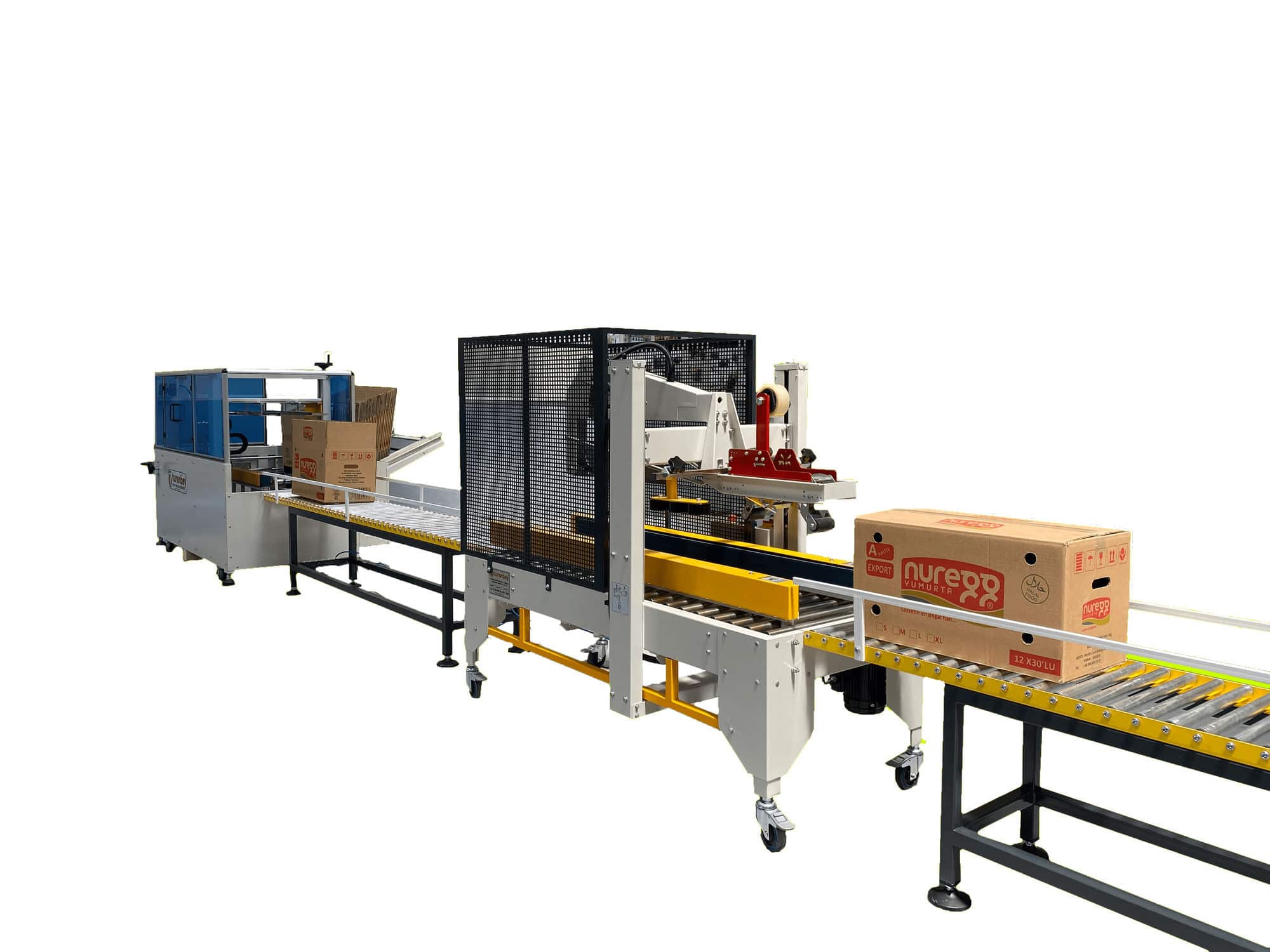 Bottom sealer cardboard box/case erector - TURBEY PACKING MACHINERY ...