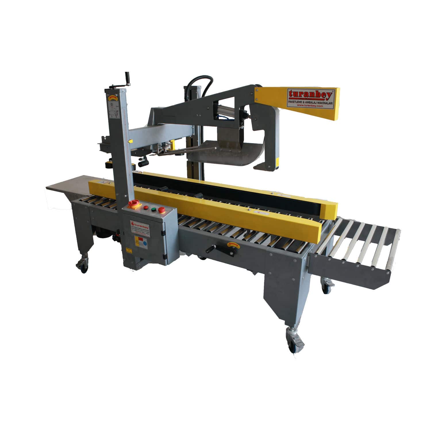 Multi-flap case taper - TURBEY PACKING MACHINERY - adhesive tape ...