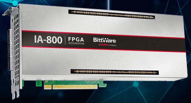 Mini PCIe FPGA card - IA-840F - BittWare - with I/O processor