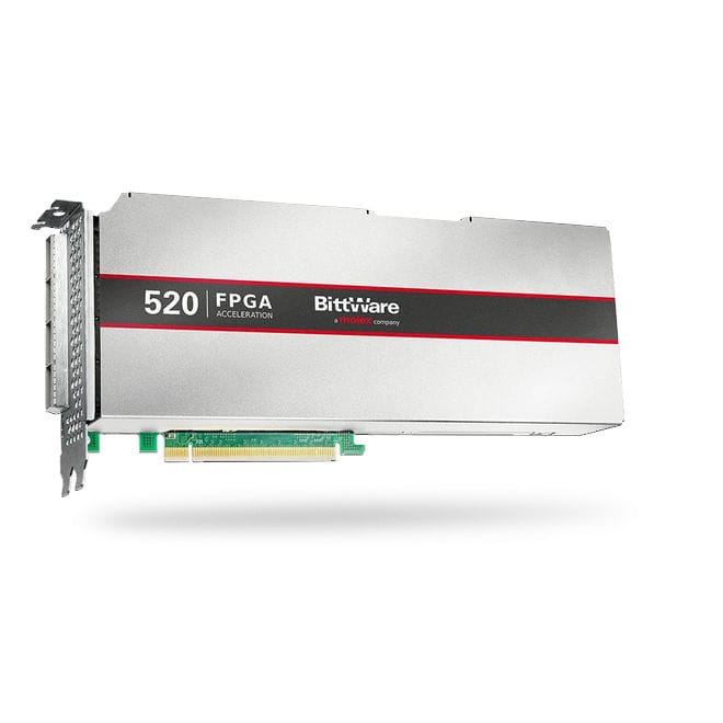 Mini PCIe FPGA card - 520N - BittWare - with I/O processor