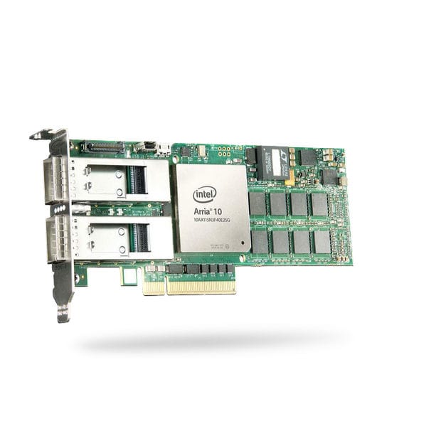 Mini PCIe FPGA card - A10PL4 - BittWare - with I/O processor