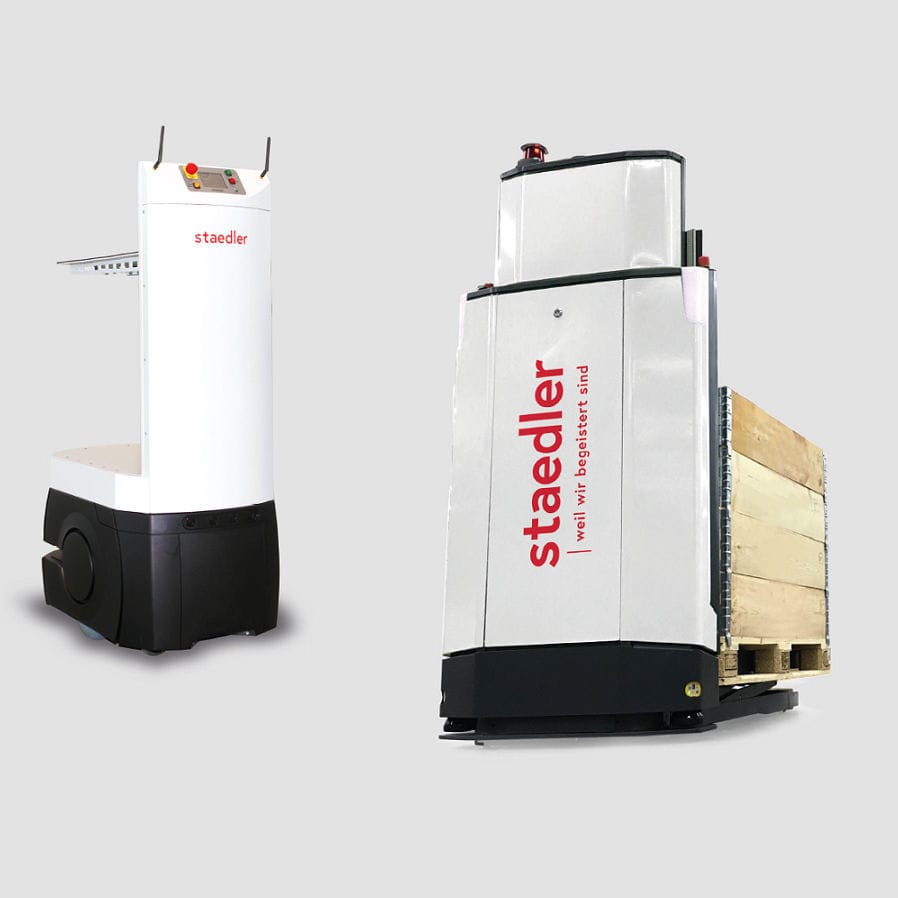 Transfer AGV - Omron LD - staedler automation AG - loading / for pallet ...