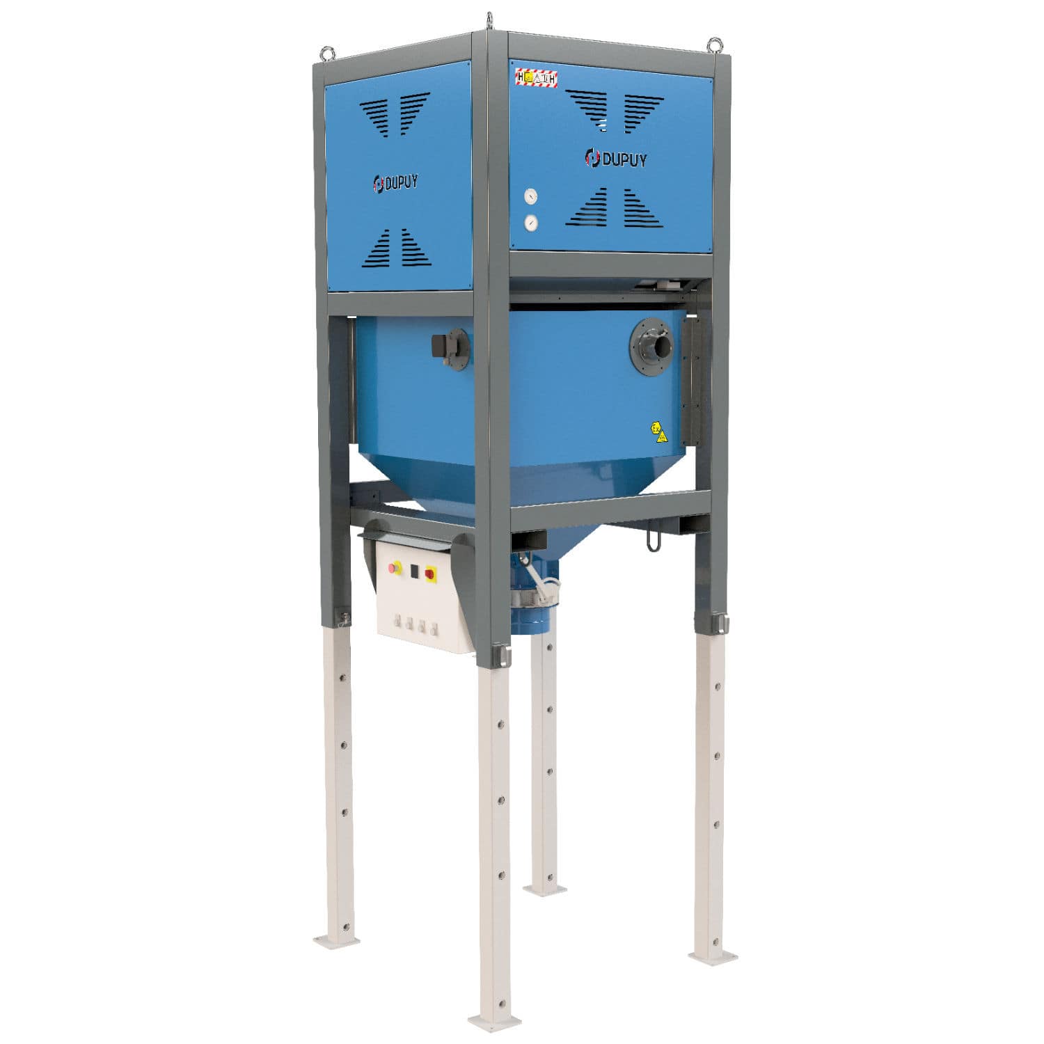 Industrial vacuum cleaner - Silovac 600 HV z22 - DU-PUY srl - dust ...